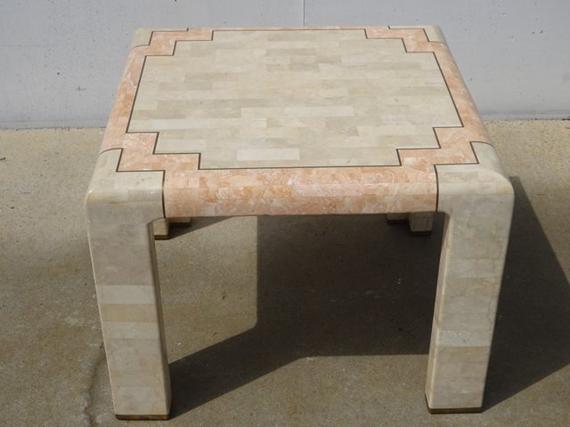 Stone Marquetry Living Room Table, 1950s for sale at Pamono