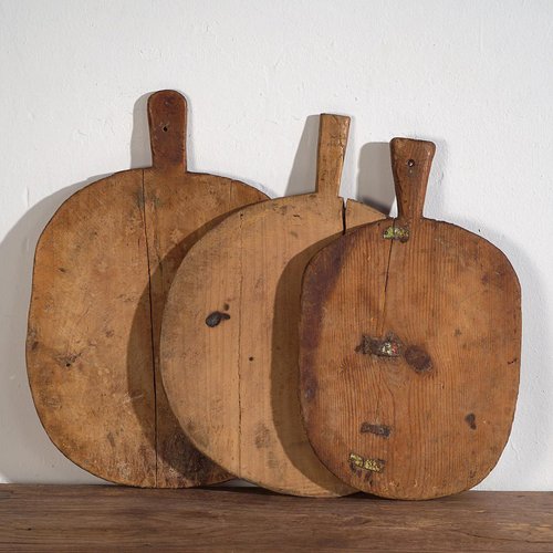 Vintage Cutting Boards, 1920, Set of 3 for sale at Pamono