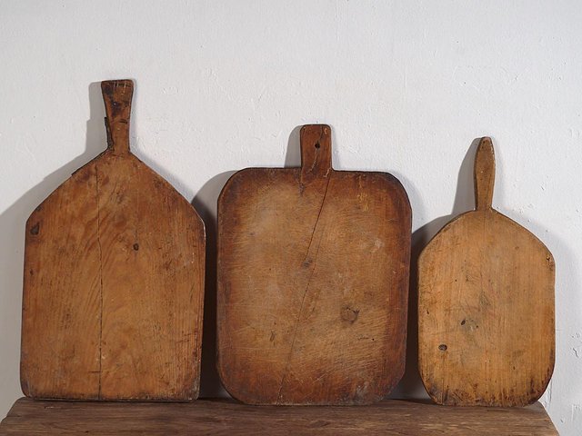 Vintage Cutting Boards, 1920, Set of 3 for sale at Pamono