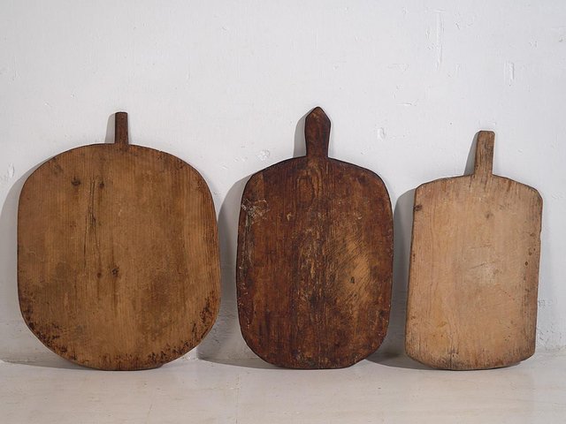 Vintage Cutting Boards, 1920, Set of 3 for sale at Pamono