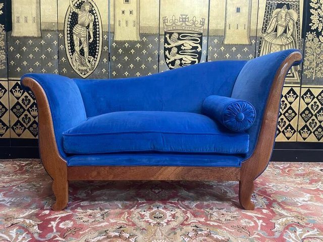 Recamier Style Upholstered Bench for sale at Pamono