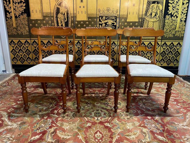 English Dining Chairs, Set of 6 for sale at Pamono
