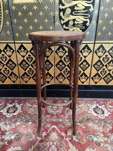 Cannage High Bar Stool from Thonet for sale at Pamono