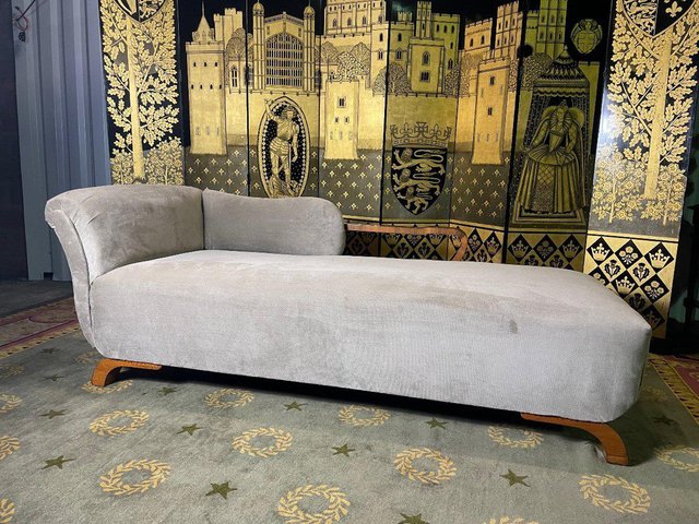 20th Century Art Deco Meridian Chaise Lounge