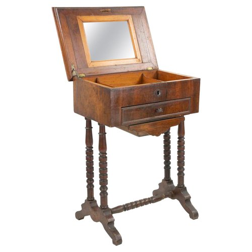 Small Work Table with Mirror Inside, Italy, Early 20th Century for sale ...