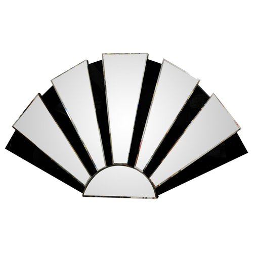 Art Deco Style Fan Wall Mirror, 1990s for sale at Pamono
