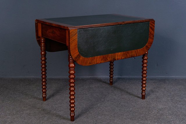 Biedermeier Game Table in Mahogany and Oak for sale at Pamono