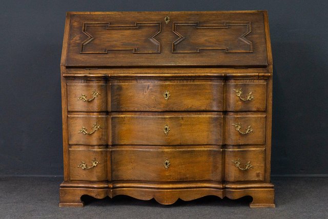 Mid-Century Baroque Style Slanted Flap Secretary for sale at Pamono