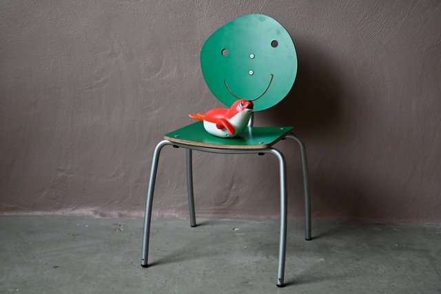 Green Smiley Childrens Chair by Agatha Ruiz De La Prada for Amat-3 for ...