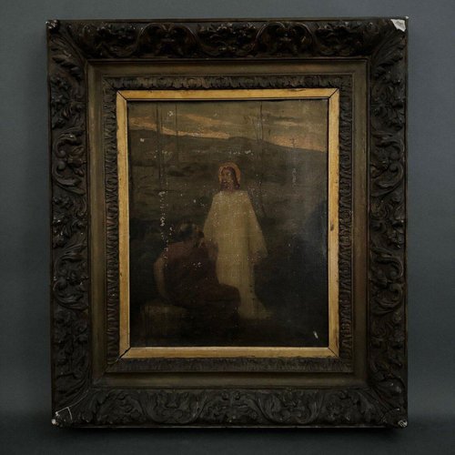 French School Artist, Jesus Christ and Saint Peter at the Jordan ...
