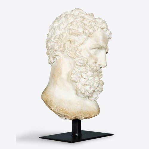 Hercules Bust on Stand from Pure White Lines for sale at Pamono