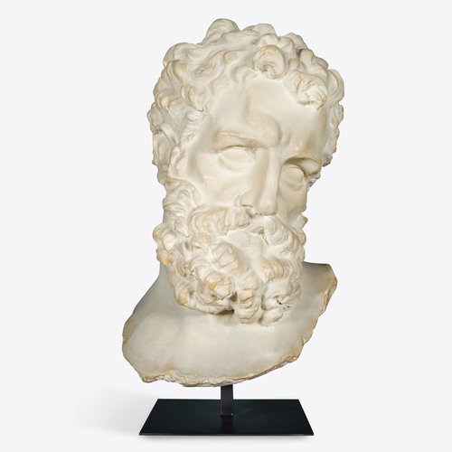 Riesige Hercules Büste von Pure White Lines bei Pamono kaufen