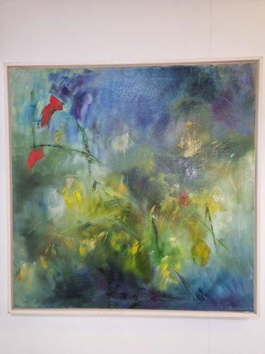 Mique De Boer, Abstract Composition, 1993, Oil on Canvas for sale at Pamono