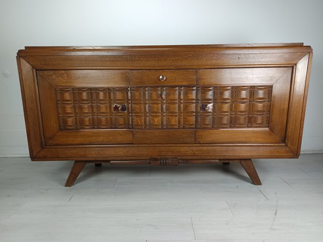 Vintage Oak Sideboard, 1950s for sale at Pamono