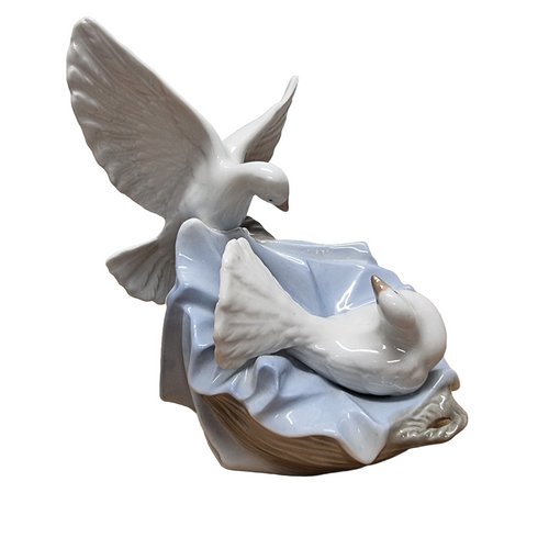 Vintage Spanish Porcelain Doves from Tengra, 1970s for sale at Pamono