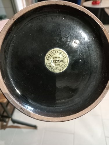 Bassano Ceramic Vase, 1970s for sale at Pamono