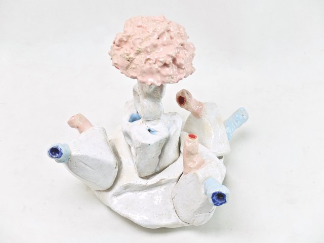 Hubert Sandmann, 4 Piece Object, 2023, Ceramic, Set of 4 for sale at Pamono