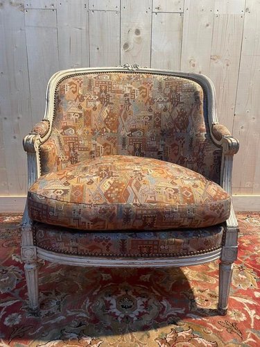 Bergère Gondole Style Louis XVI en vente sur Pamono