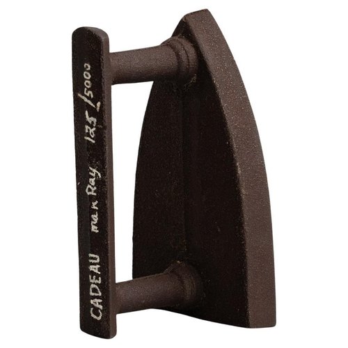 Man Ray, Le Cadeau Surrealist Sculpture, 1974, Iron for sale at Pamono