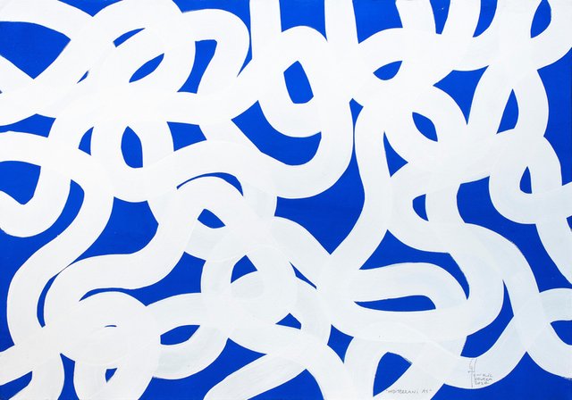 Enric Servera, Mediterrani XV, 2024, Acrylic on Paper for sale at Pamono