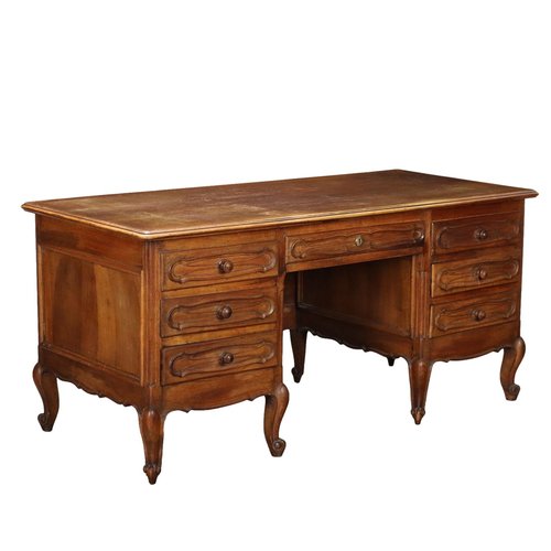 Baroque Style Desk in Walnut for sale at Pamono