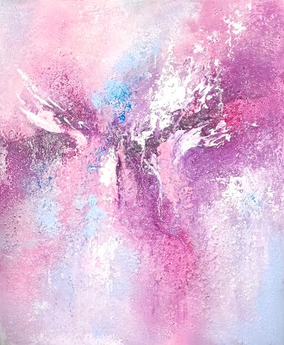 Christiane Hess, Diamant Rose, 2024, Acryl auf Leinwand bei Pamono kaufen