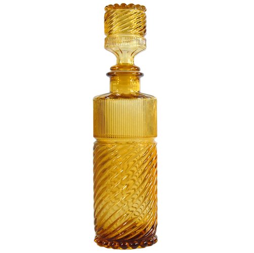 Italian Colored Glass Caraffe from Empoli, 1970s. for sale at Pamono