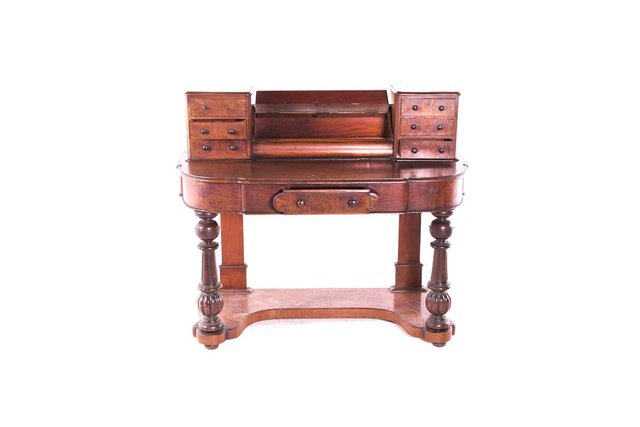 Antique Walnut Writing Desk, England for sale at Pamono