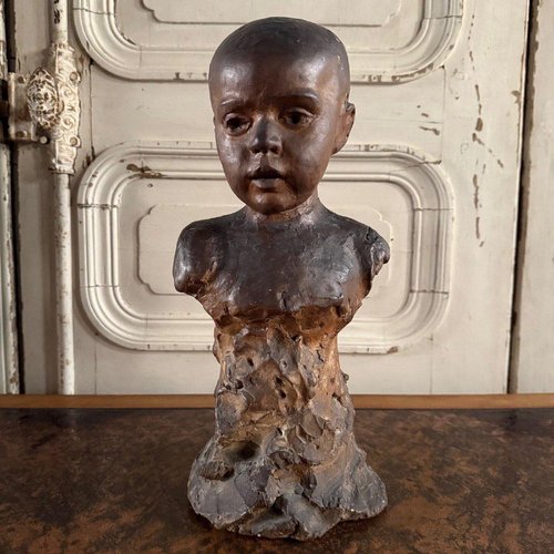 Terracotta Sculpture from Charles Filleul Workshop for sale at Pamono