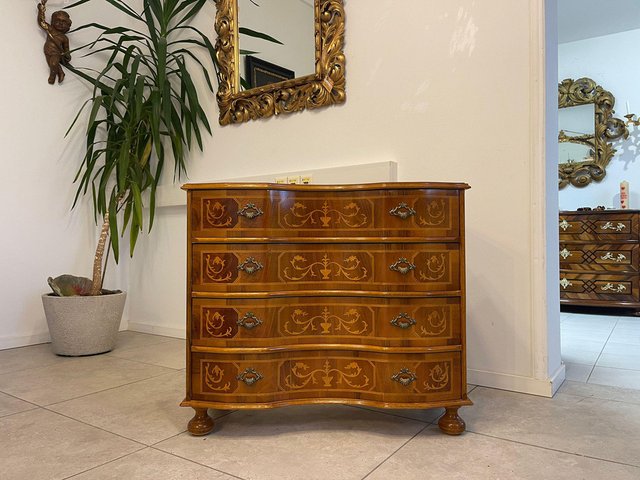 Baroque Style Chest of 4 Drawers for sale at Pamono