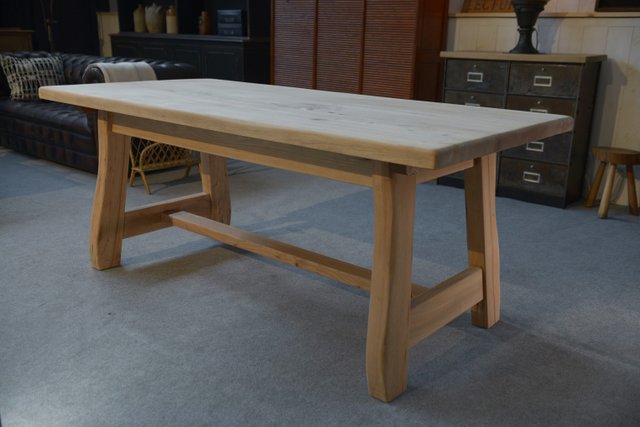 Elm Dining Room Table, 1960s for sale at Pamono