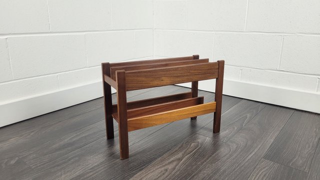 Vintage Magazine Rack attributed to Guy Rodgers, 1960s for sale at Pamono
