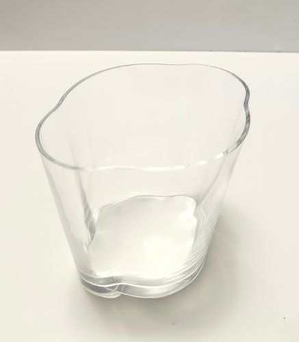 Transparent Murano Glass Vase by Carlo Moretti, Italy, 1990s for sale ...