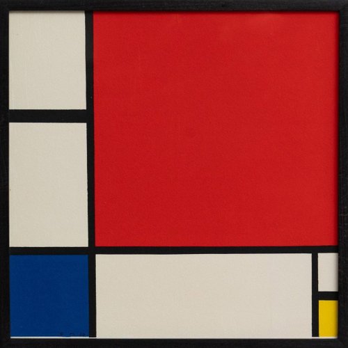 Piet Mondrian, Composition C No. III in Red, Blue, and Yellow ...