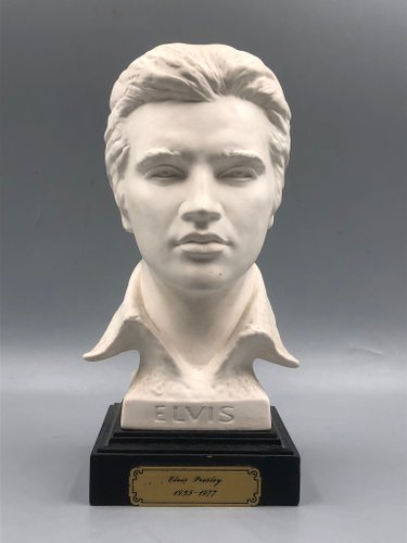 Bisque Porcelain Elvis Presley Bust on Base by Bochmann for Goebel ...