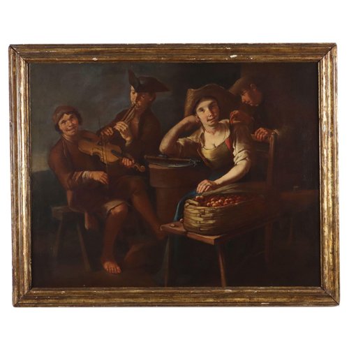 Giacomo Francesco Cipper / Il Todeschini, Figurative Scene, Oil on ...