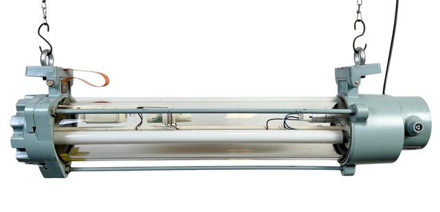 East German Industrial Fluorescent Tube Light from Leuchtenbau ...