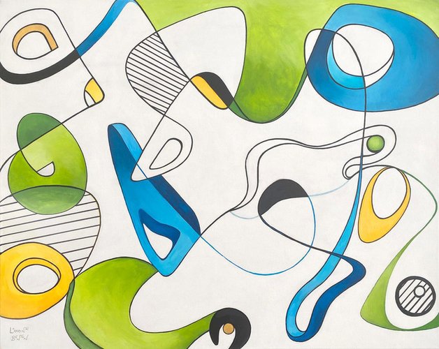 Lorraine Benton, Sculptural Trail, Acryl auf Leinwand, 2024 bei Pamono kaufen