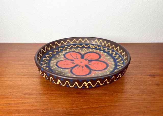 Mid-Century West German Pottery WGP Bowl from Silberdistel, 1960s for ...