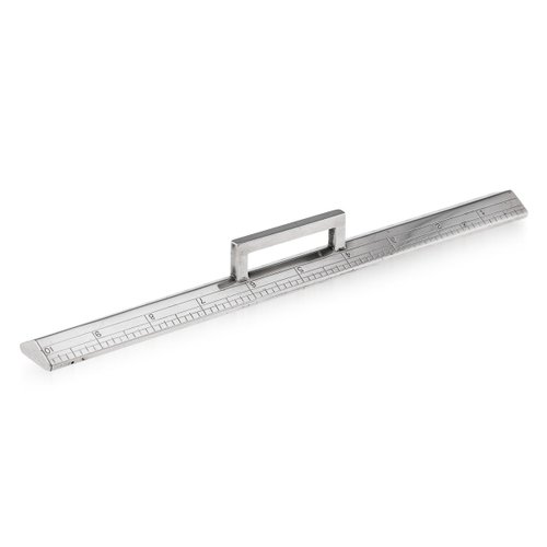 Antique British Silver Weighted Ruler by John Gloag Murdoch, 1910 for ...