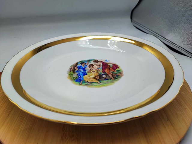Pre-War Plate with Mythology Scene, Czechoslovakia, 1890s for sale at ...