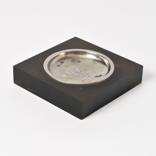 French Smoked Acrylic Ashtray from Protis, 1970s for sale at Pamono