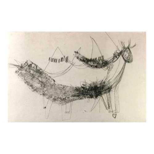 Anne Body, Anonyme of the 20th Century, Engraving, 1965 for sale at Pamono