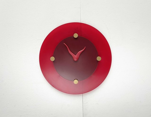 Vintage German Postmodern Wall Clock by Lehn and Diehl for Koziol ...