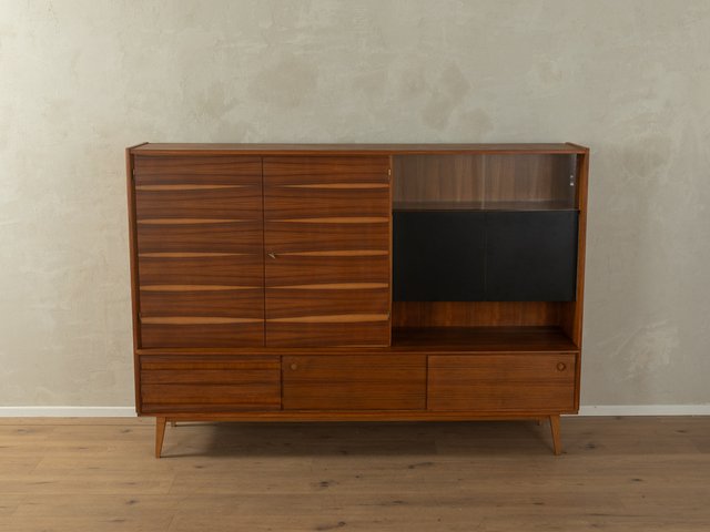 Vintage Highboard in Walnut, 1960s for sale at Pamono