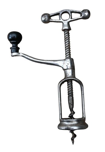 Late 19th Century French Coffee Grinder Type Corkscrew by J.H. Perille ...