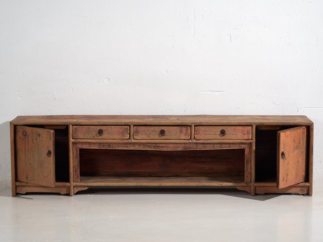 Antique Red Tv Cabinet, 1900s for sale at Pamono