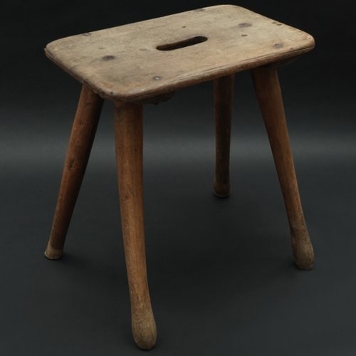 Antique German Military Stool, 1890s for sale at Pamono