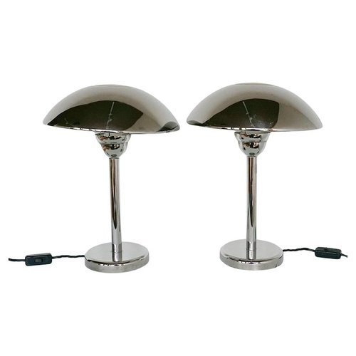 French Art Deco Style Table Lamps, 1990s, Set of 2 for sale at Pamono