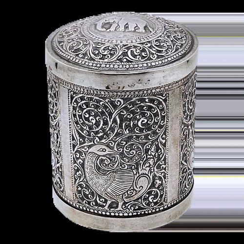 Early 20th Century Colonial Sri Lankan Ceylon Container Tea Caddy Box ...